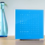 Quirky QLOCKTWO Clock Tells Time with the Written Word | 6sqft