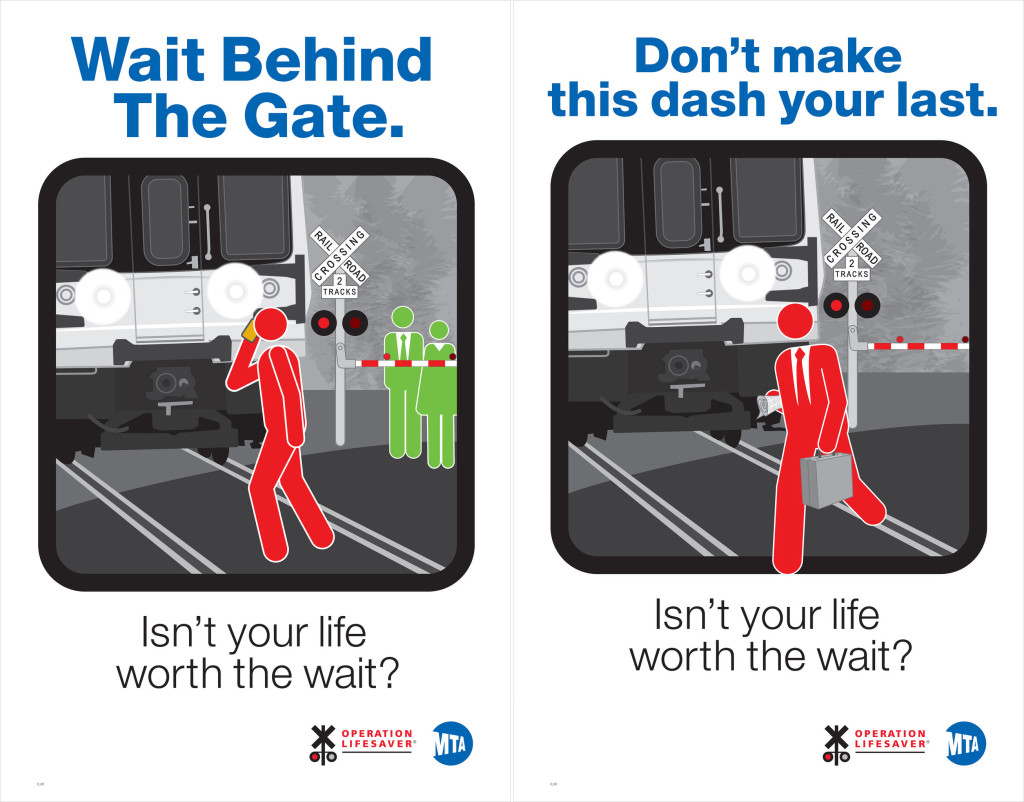 MTA Rolls Out Startling New Campaign to Reduce Railroad Crossing ...