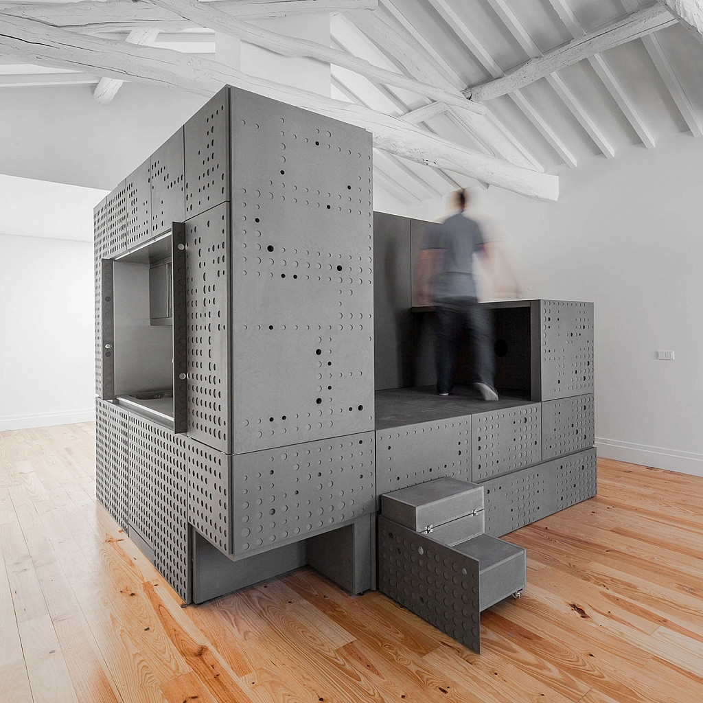 Interior Steel Boxes from OODA Can Transform Any Open Space into a ...