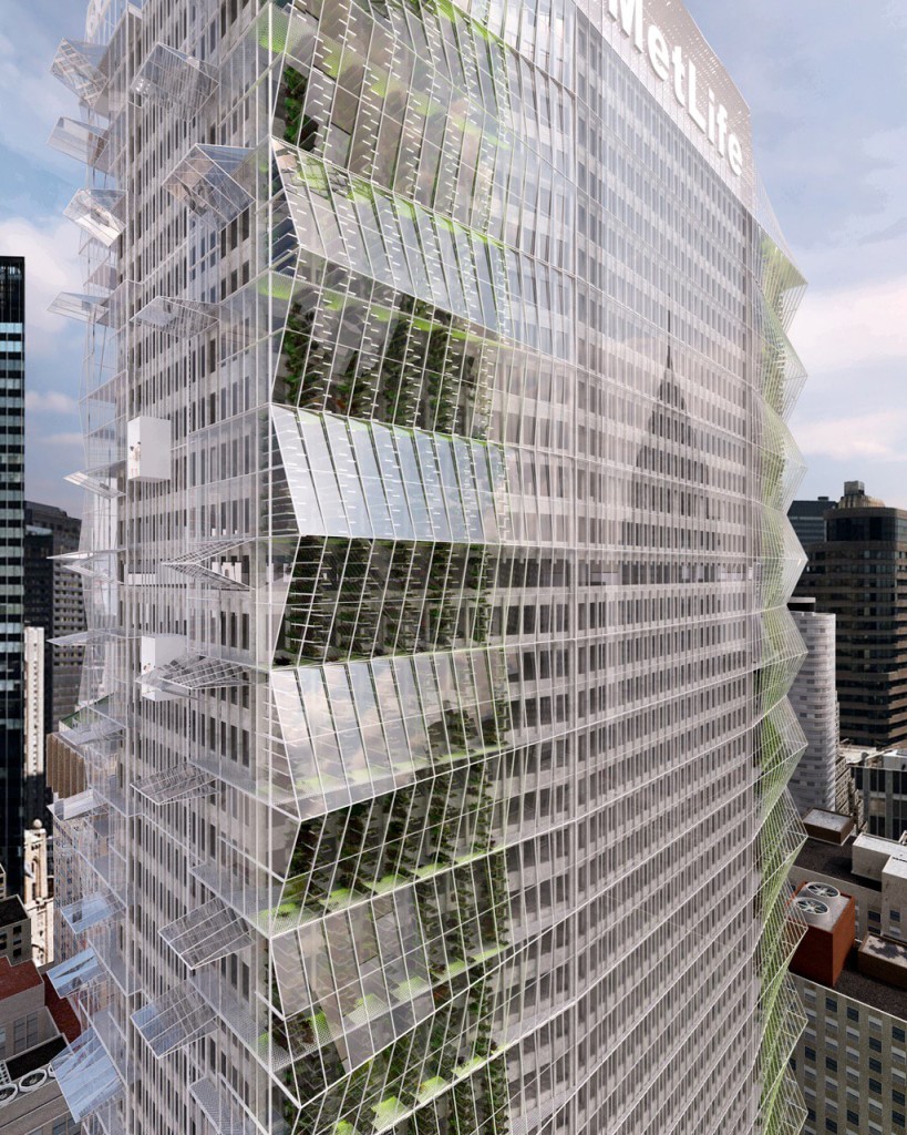 Six Architects Reimagine the MetLife Building As an Eco-Friendly Tower ...