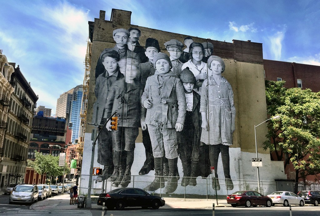 Tribeca Mural Is a Tribute to Ellis Island; New Yorkers Meet Wi-Fi ...