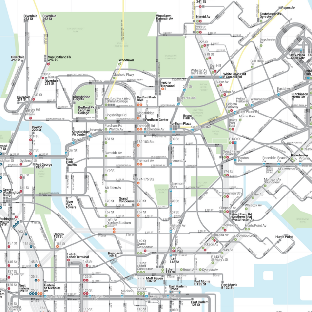 Mapping Subways, Buses, and Free Transfers in One Place | 6sqft