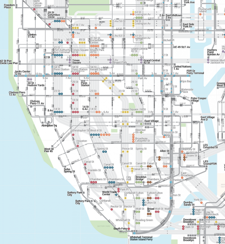 Mapping Subways, Buses, and Free Transfers in One Place | 6sqft