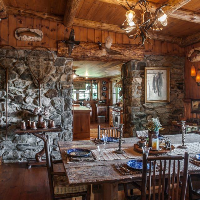 Upstate Adirondack-style cabin is both rustic and charming–and calling ...