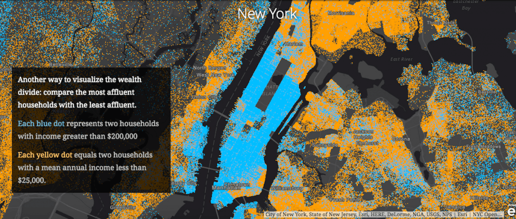 Interactive map reveals the income gap that divides NYC's richest and ...