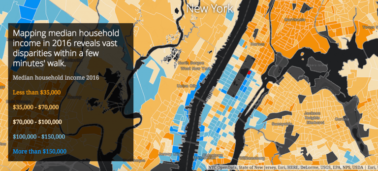 Interactive map reveals the income gap that divides NYC's richest and ...