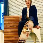 Transformable Ollie chair unfurls with the pull of a string | 6sqft