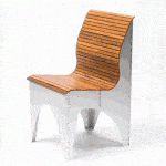 Transformable Ollie chair unfurls with the pull of a string | 6sqft