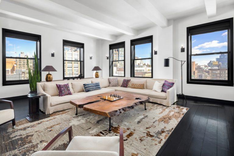 Jon Stewart's former Tribeca penthouse hits the market for $20M | 6sqft