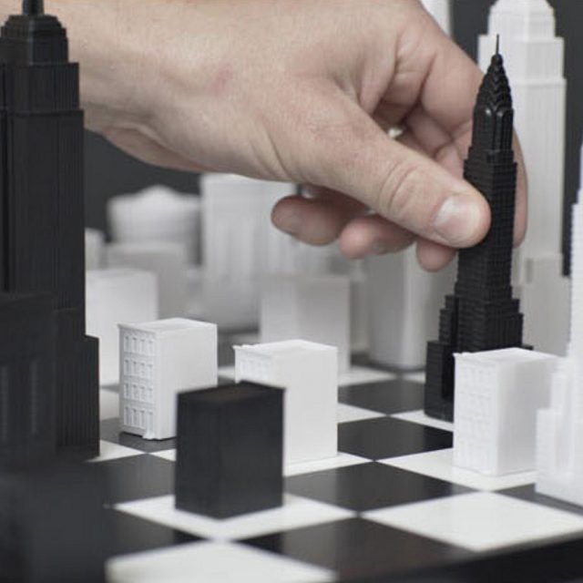 New York City's iconic architecture comes to life on this skyline chess ...