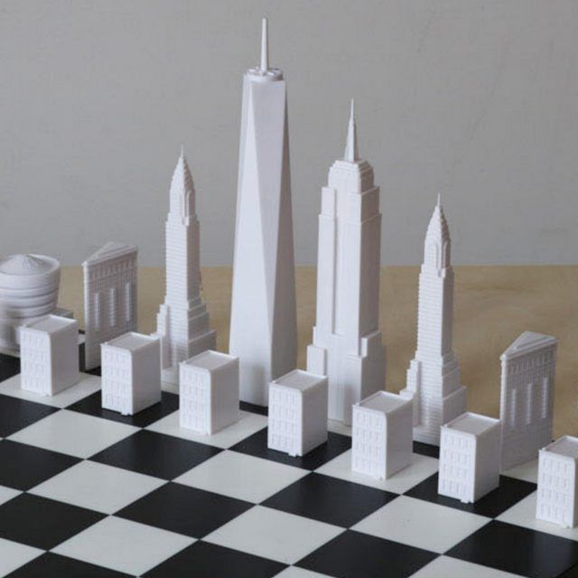 New York City's iconic architecture comes to life on this skyline chess ...