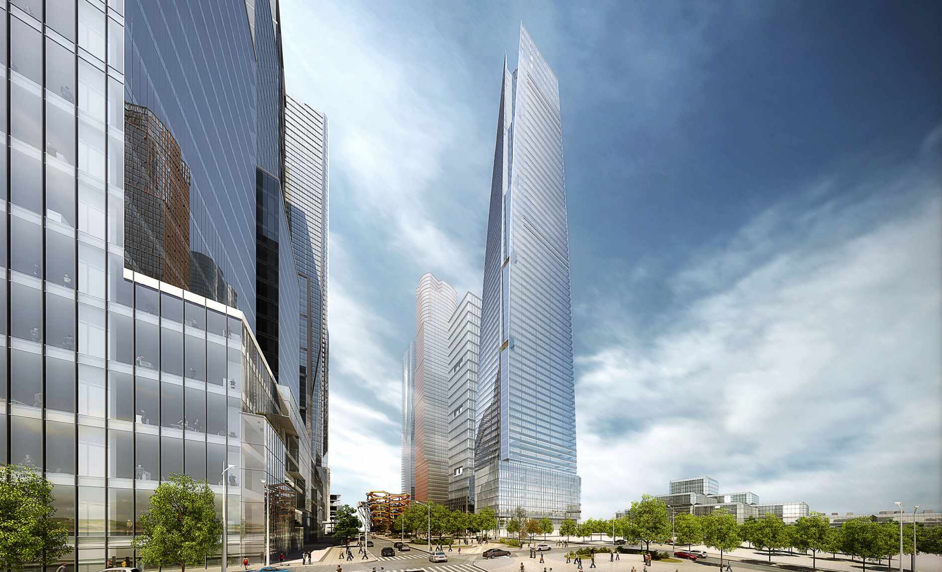New renderings of 3 Hudson Boulevard revive the proposed skyscraper’s ...