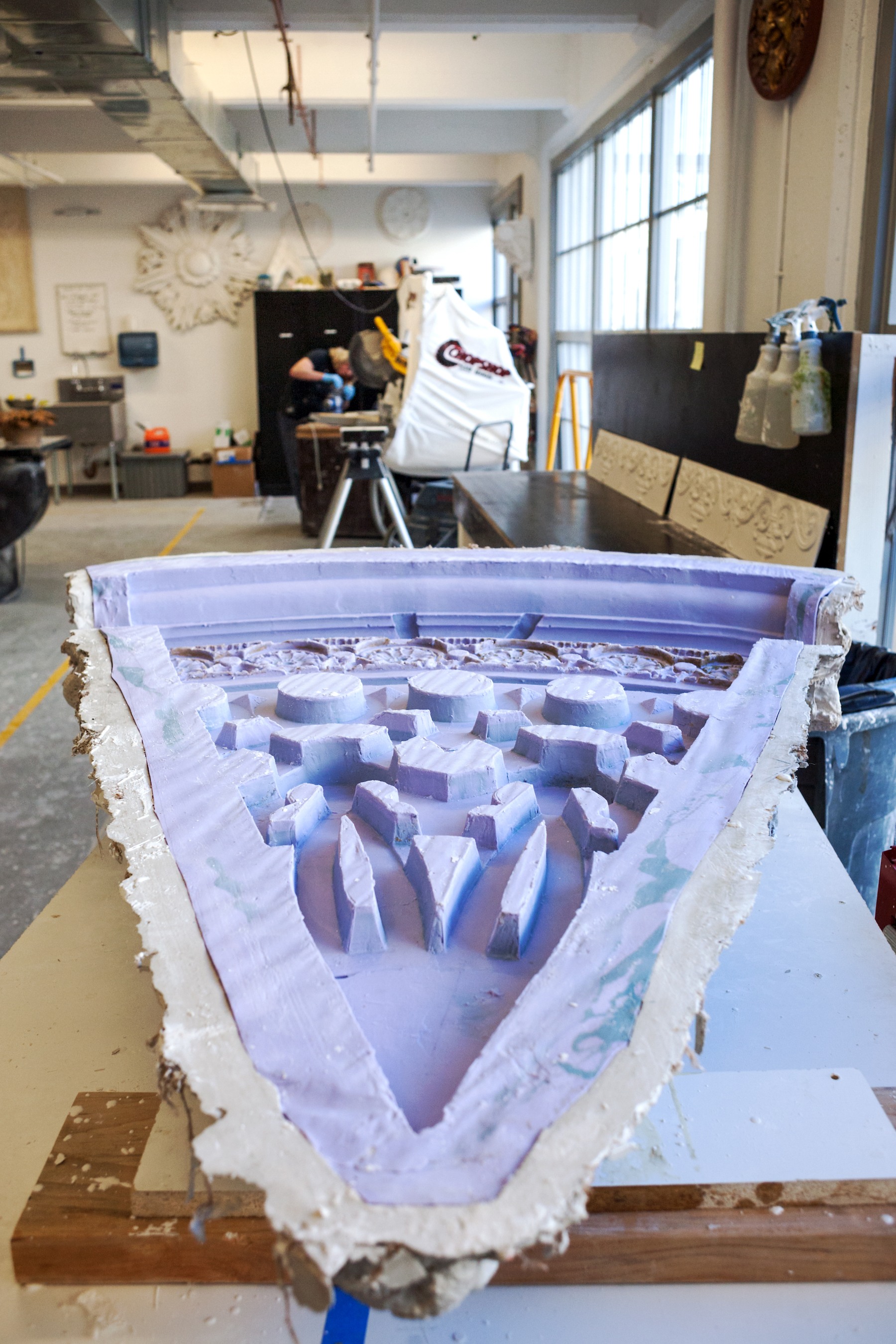 Where I Work: Inside the plaster and mural studios at Evergreene ...