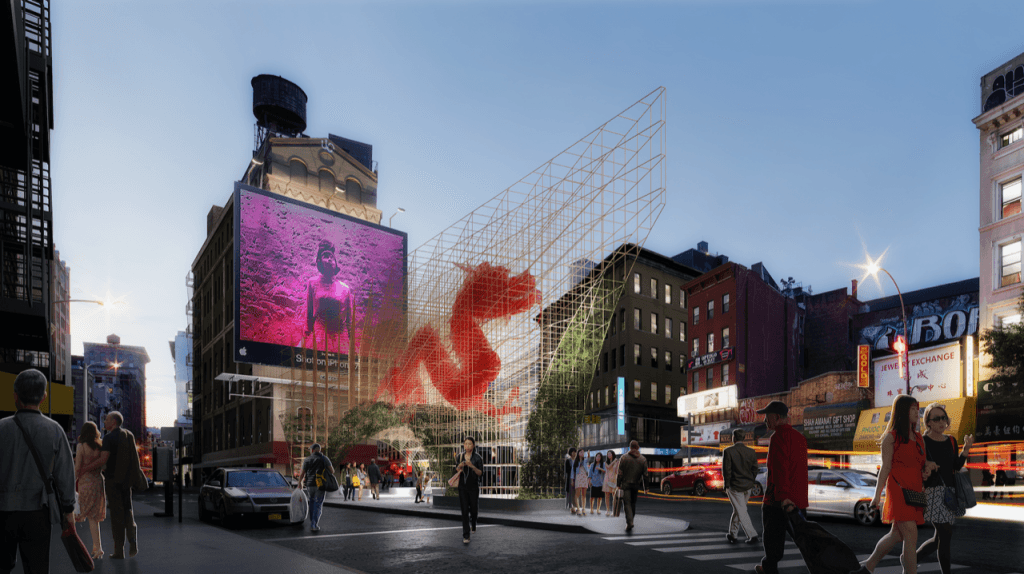 ODA's proposed Chinatown 'Dragon Gate' pavilion interweaves tradition ...