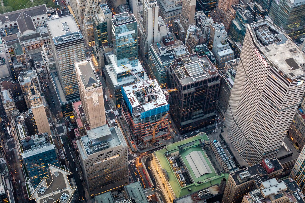 Amazing aerial photos show One Vanderbilt's ascent | 6sqft