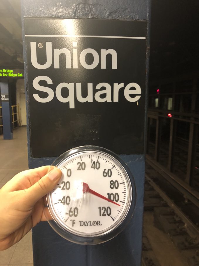 RPA report shows subway platform temperatures of 104 degrees | 6sqft