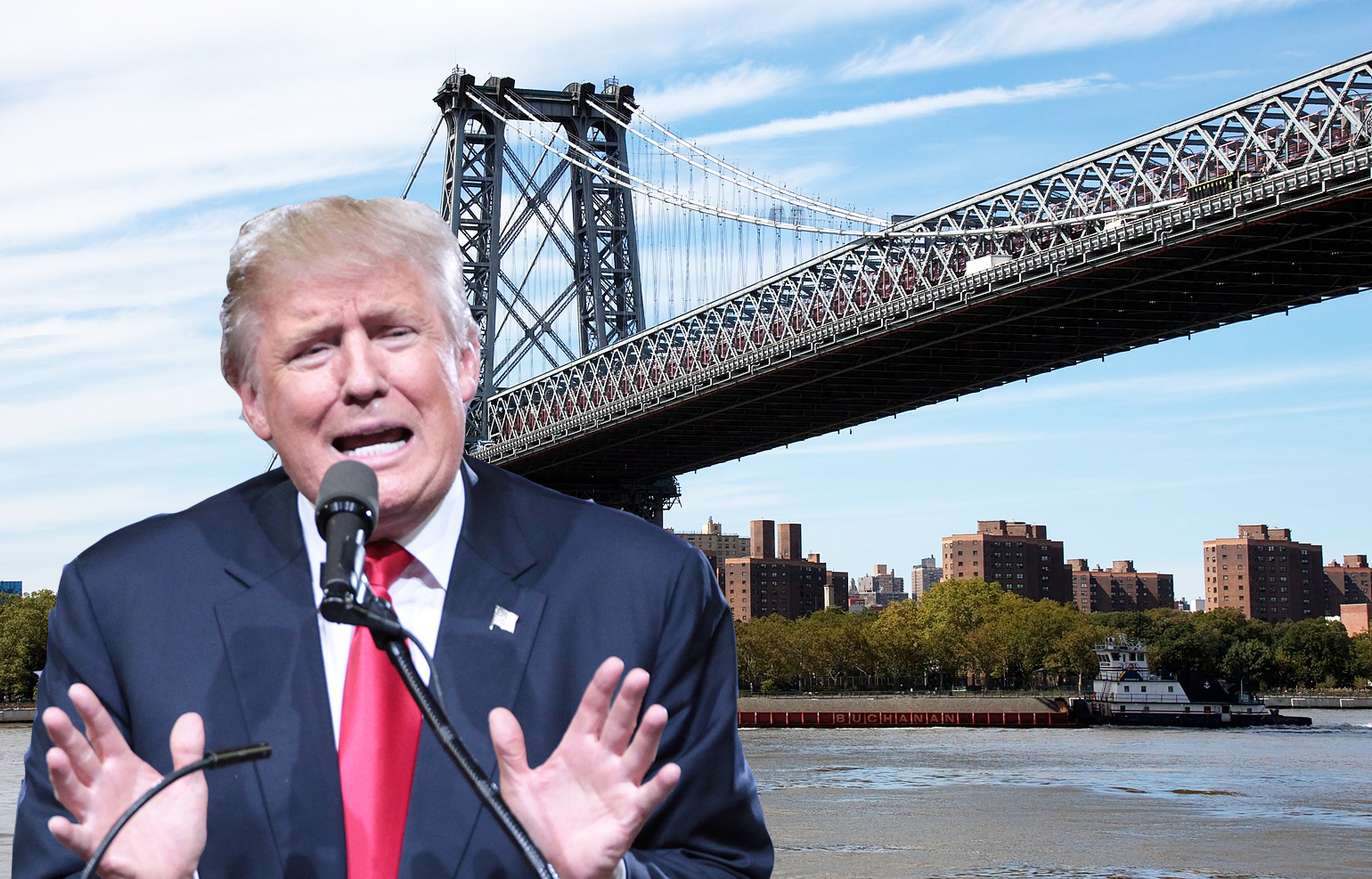In 1988, Donald Trump wanted to repair the Williamsburg Bridge, but the ...