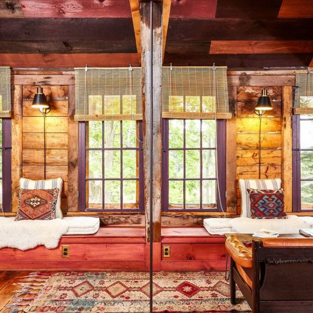 This charming barn in Tivoli, NY has enough warmth for a winter weekend ...