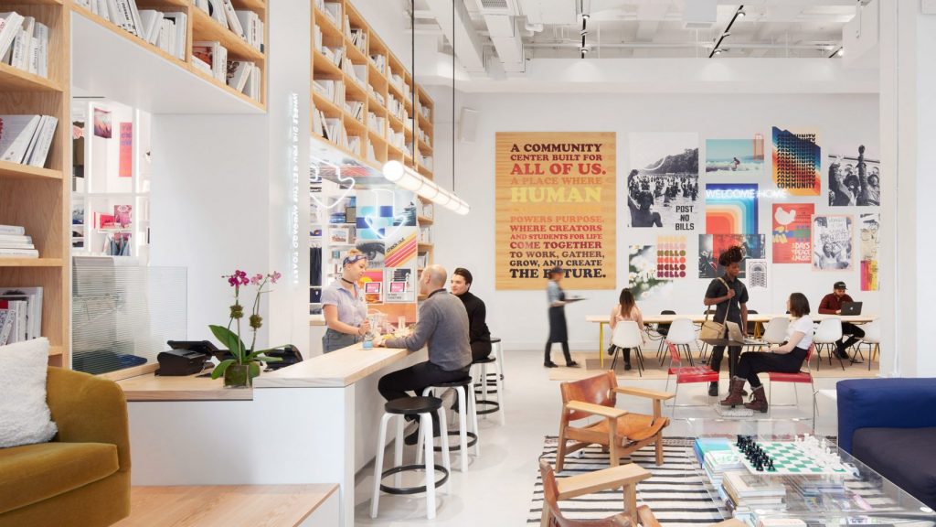 Rebranded WeWork opens an on-demand workspace and cafe in Flatiron | 6sqft