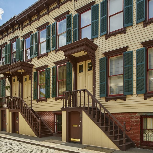 Step back in time in this charming row house on Washington Height's ...