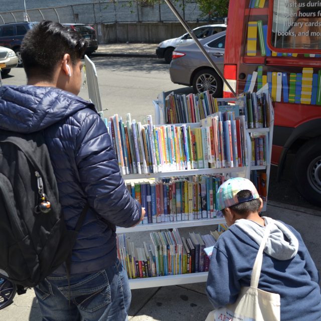 NYPL officially rolls out new bookmobile in time for summer | 6sqft