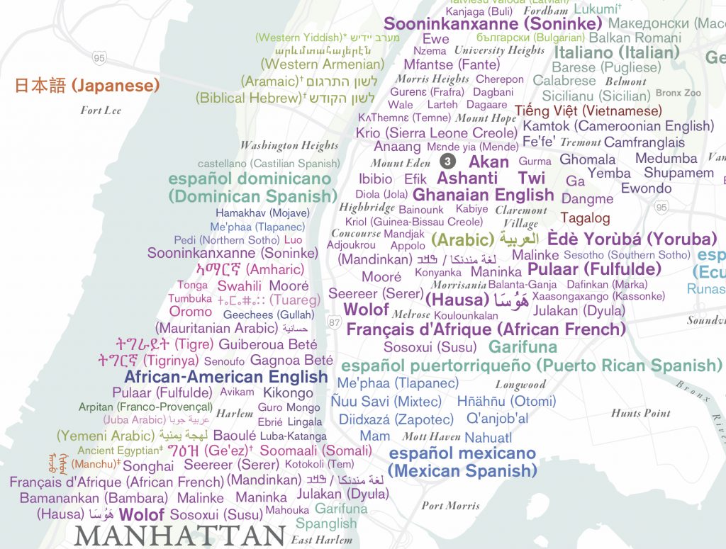 New map shows over 600 languages spoken in NYC | 6sqft