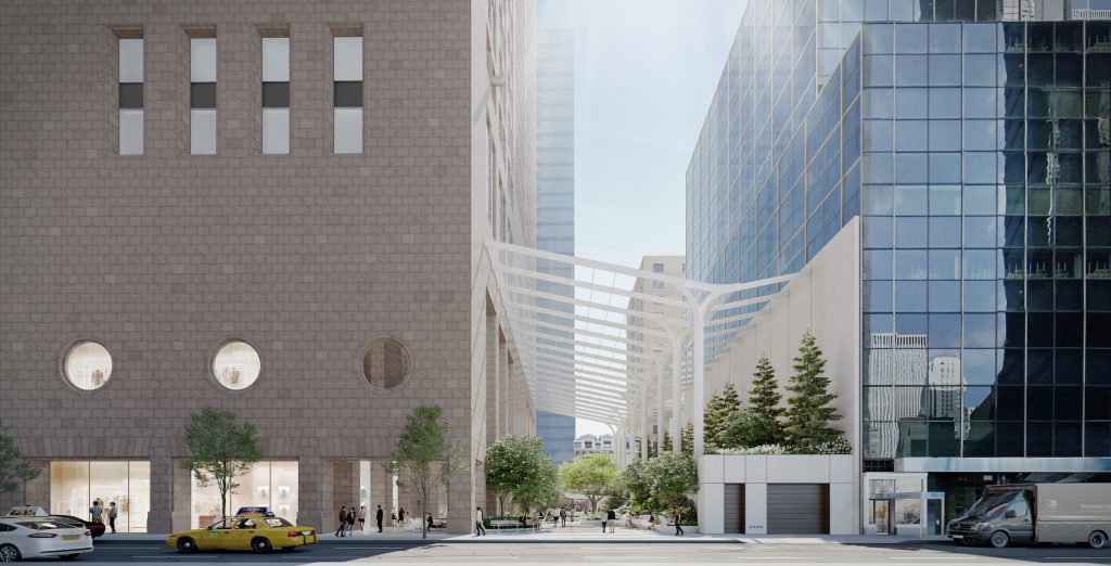 Snøhetta's transformed public garden at 550 Madison Avenue receives ...