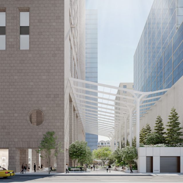 Snøhetta's transformed public garden at 550 Madison Avenue receives ...