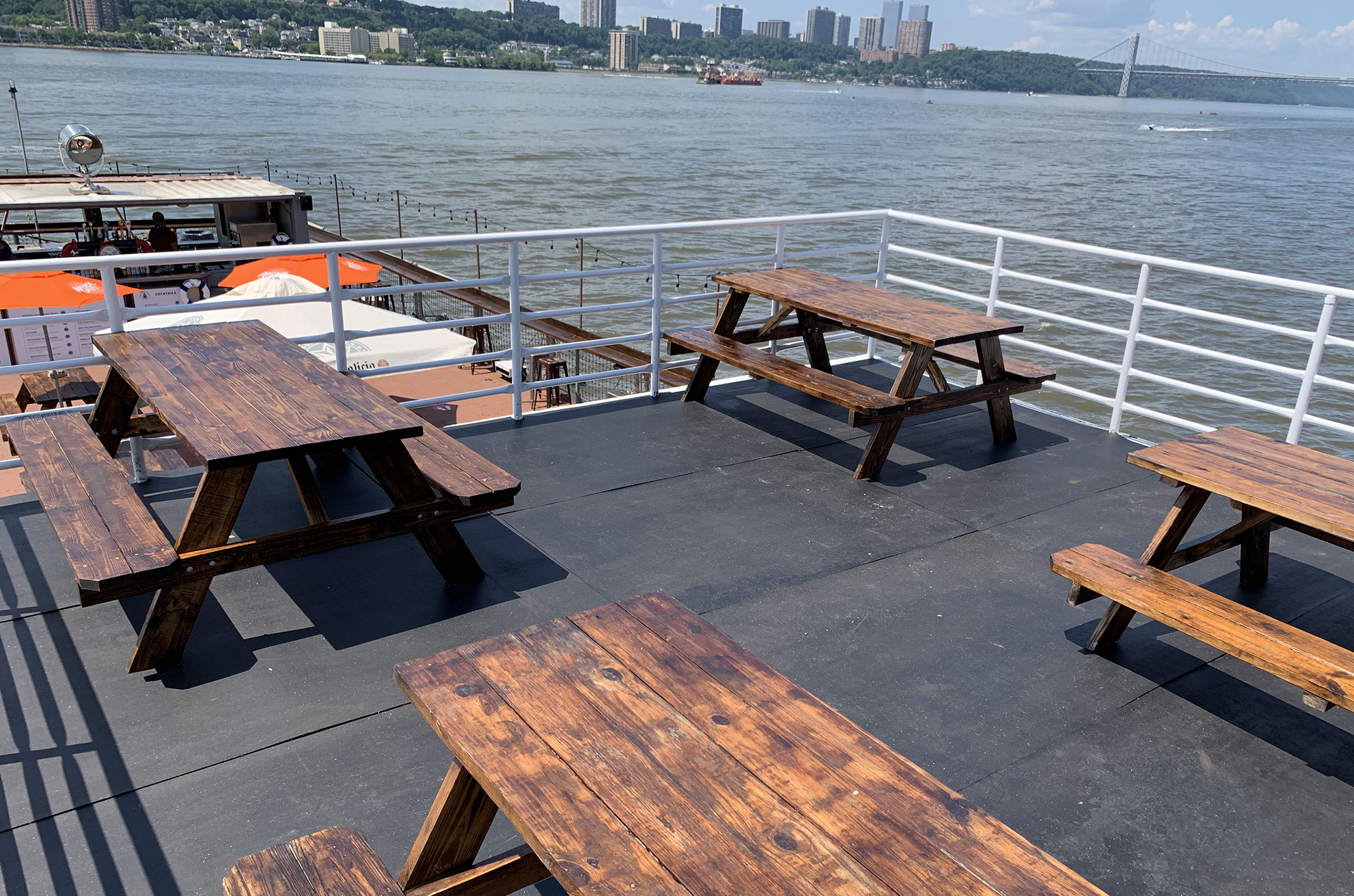 An aircraft carrier has been transformed into a floating restaurant in ...