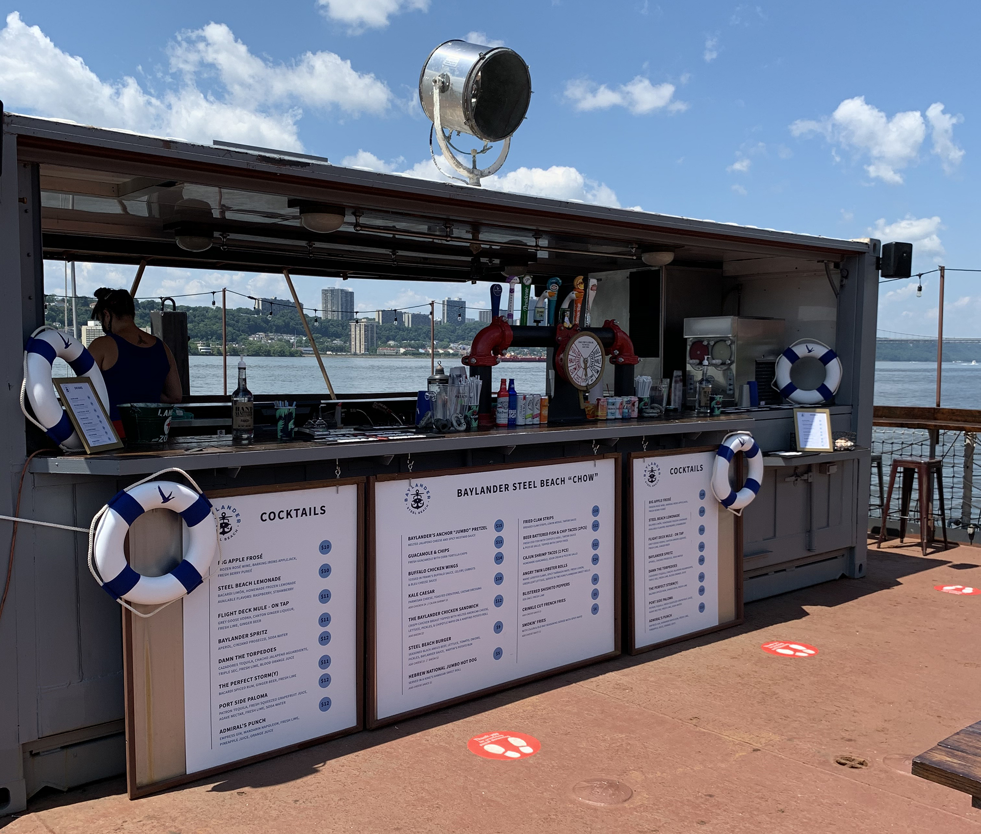 An aircraft carrier has been transformed into a floating restaurant in ...