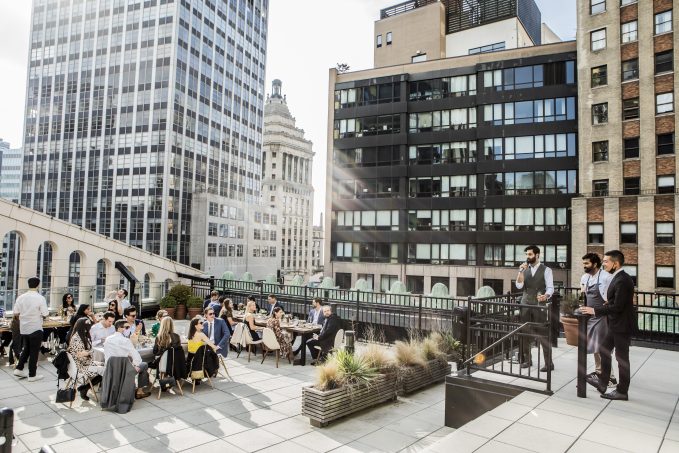 Dine al fresco at the historic Broad Exchange Building's massive ...