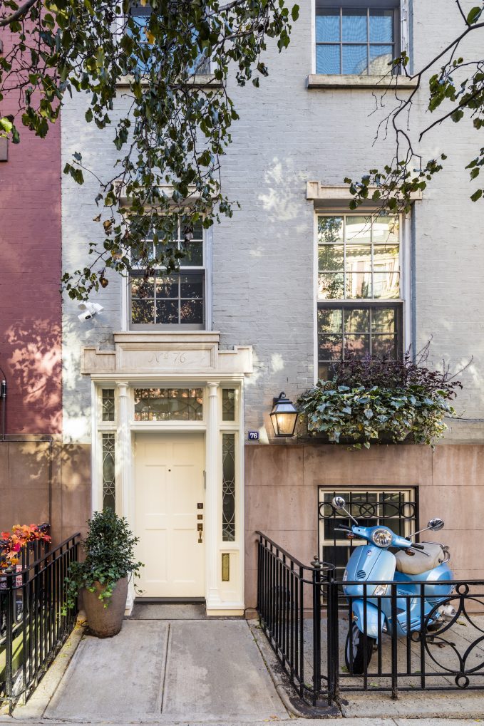 This historic Greenwich Village townhouse is a pastel dream with an ...