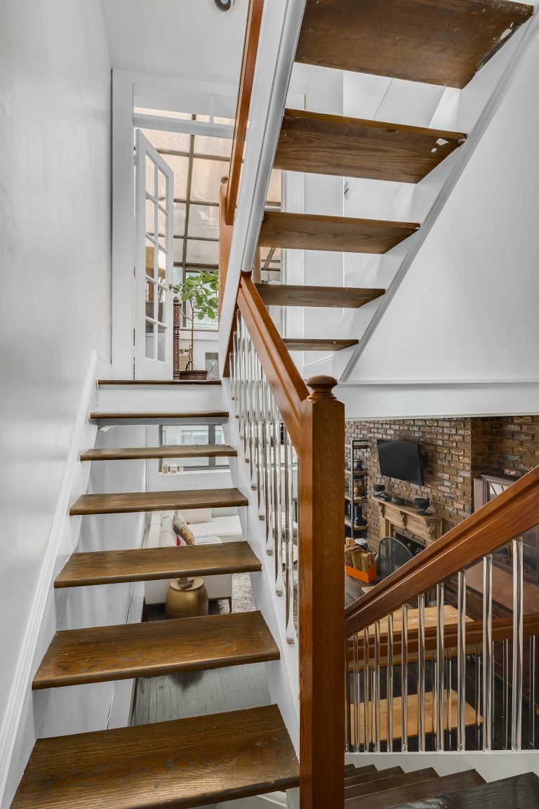The two-level terrace is a private getaway at this $2.1M Greenwich ...
