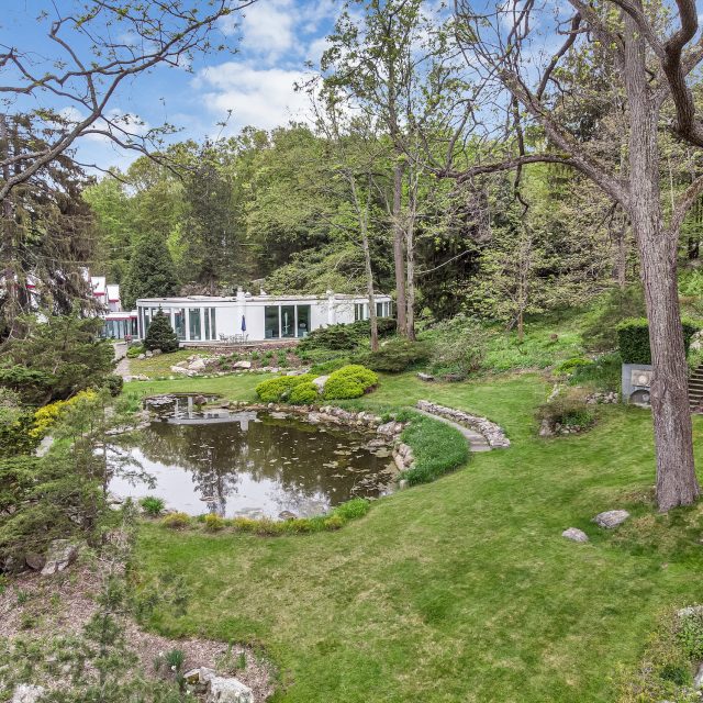 Designed by Paul Mayén, this $4.2M upstate oasis sits on 14 acres with ...