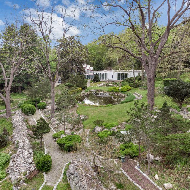 Designed by Paul Mayén, this $4.2M upstate oasis sits on 14 acres with ...