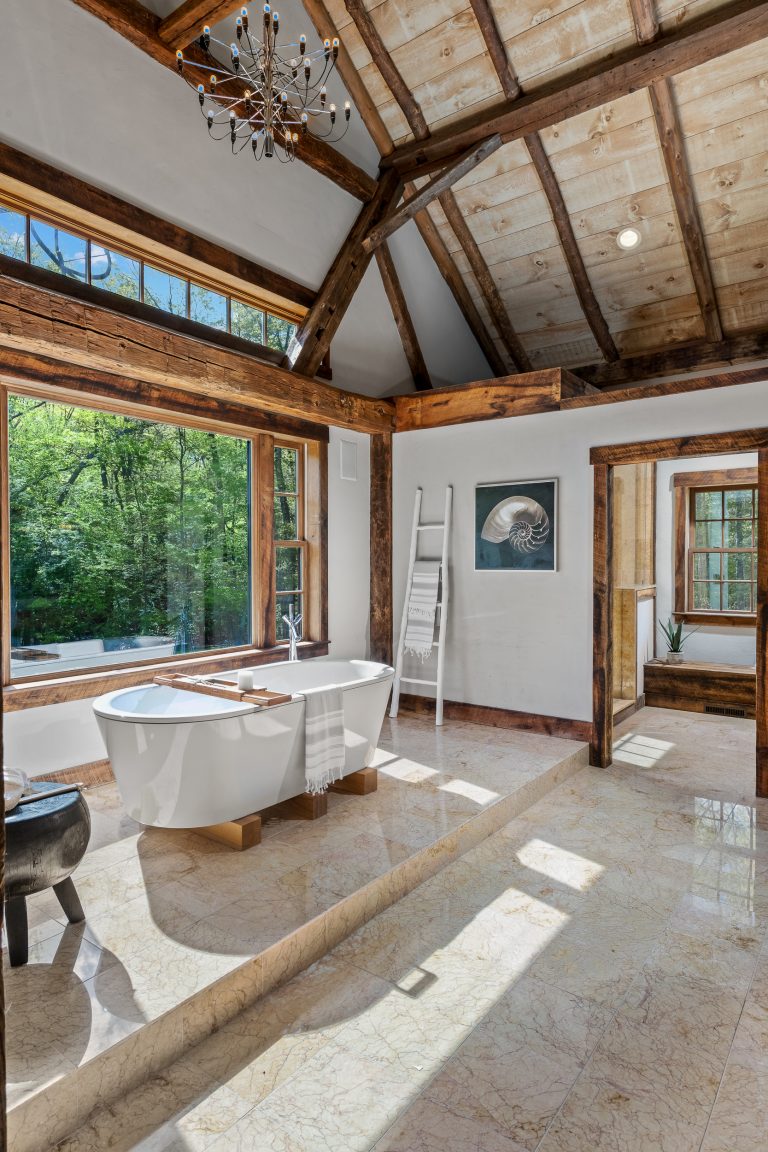 Asking $4.25M, this 17-acre Connecticut estate includes two transported ...