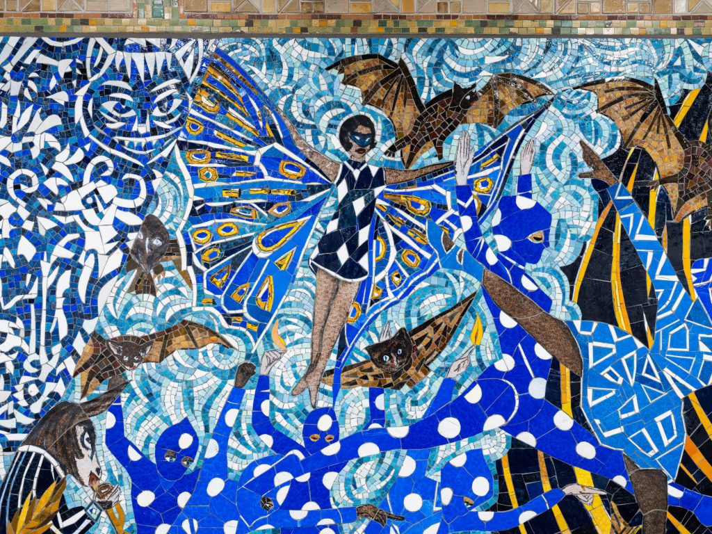 MTA unveils colorful new subway mosaics at Bedford and 1st Avenue L ...