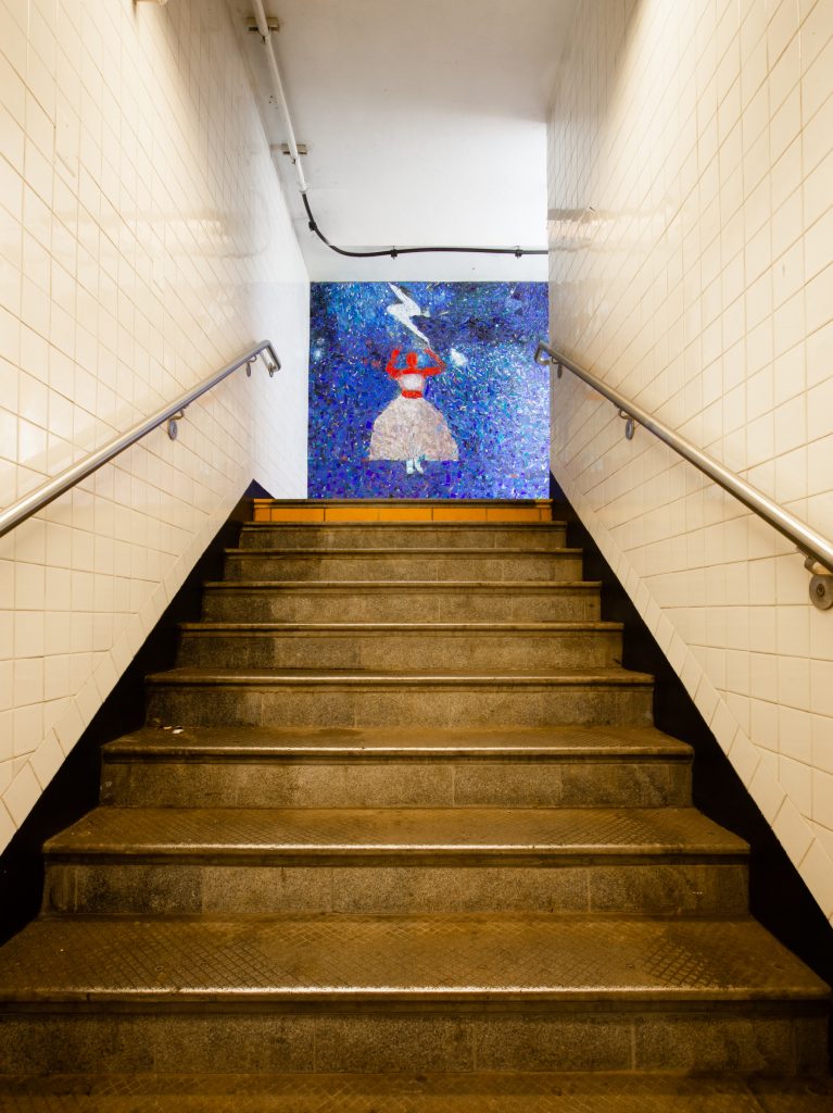 MTA unveils colorful new subway mosaics at Bedford and 1st Avenue L ...