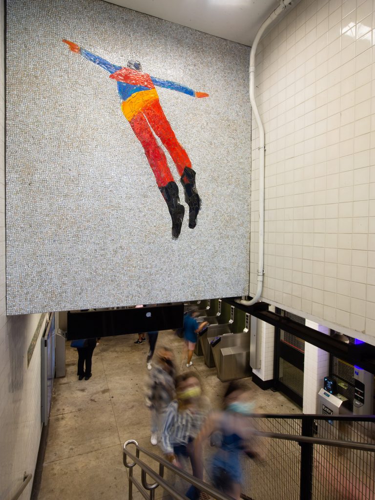 MTA unveils colorful new subway mosaics at Bedford and 1st Avenue L ...