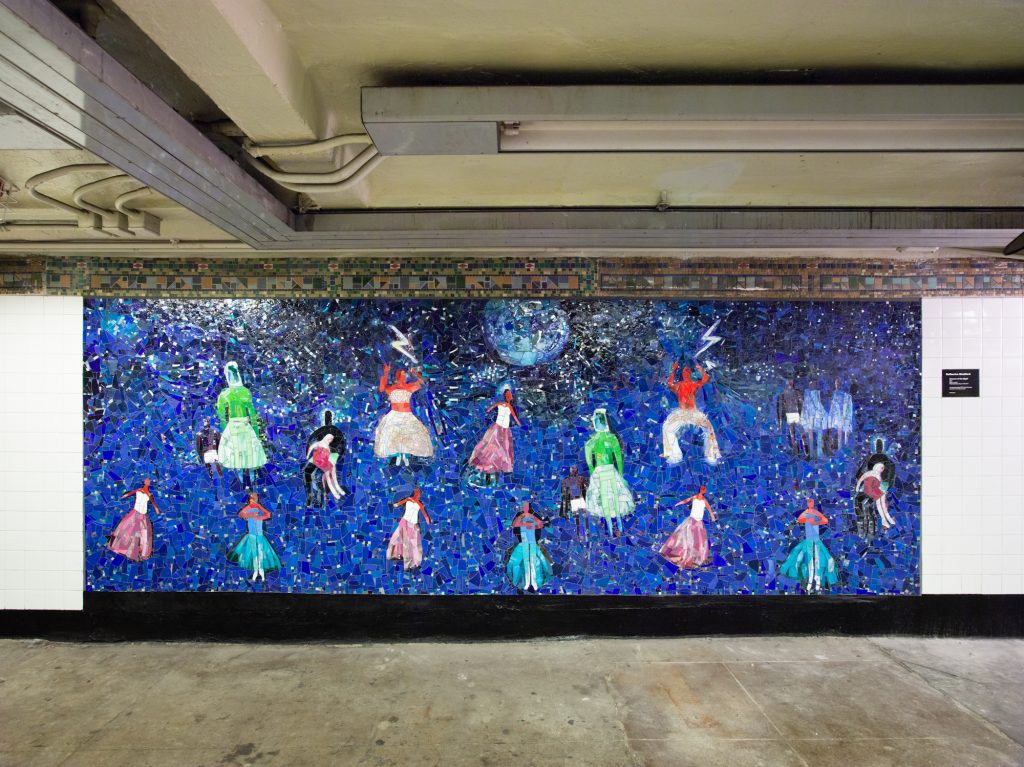 MTA unveils colorful new subway mosaics at Bedford and 1st Avenue L ...