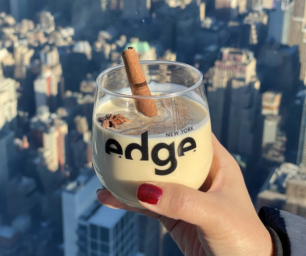 Edge switches on the holidays with 50,000 twinkling lights high over ...