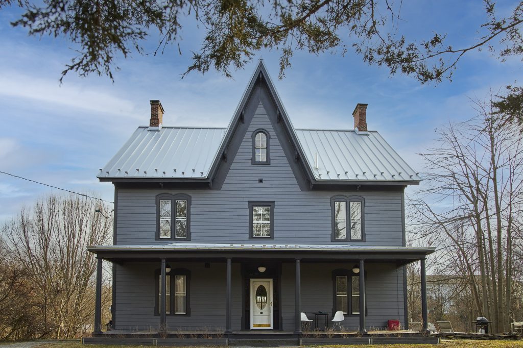 For $850K, this artist-renovated upstate Gothic farmhouse has a ...