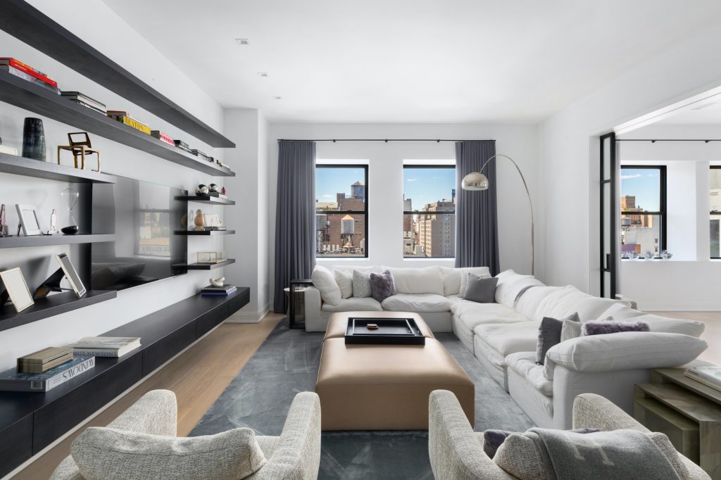 The contemporary curves of this $15.3M Village condo hold a family ...
