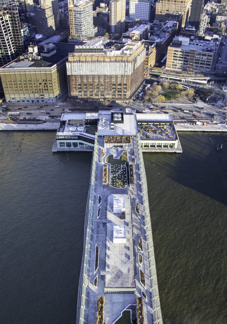 New two-acre rooftop public park opens at Pier 57 in Chelsea | 6sqft