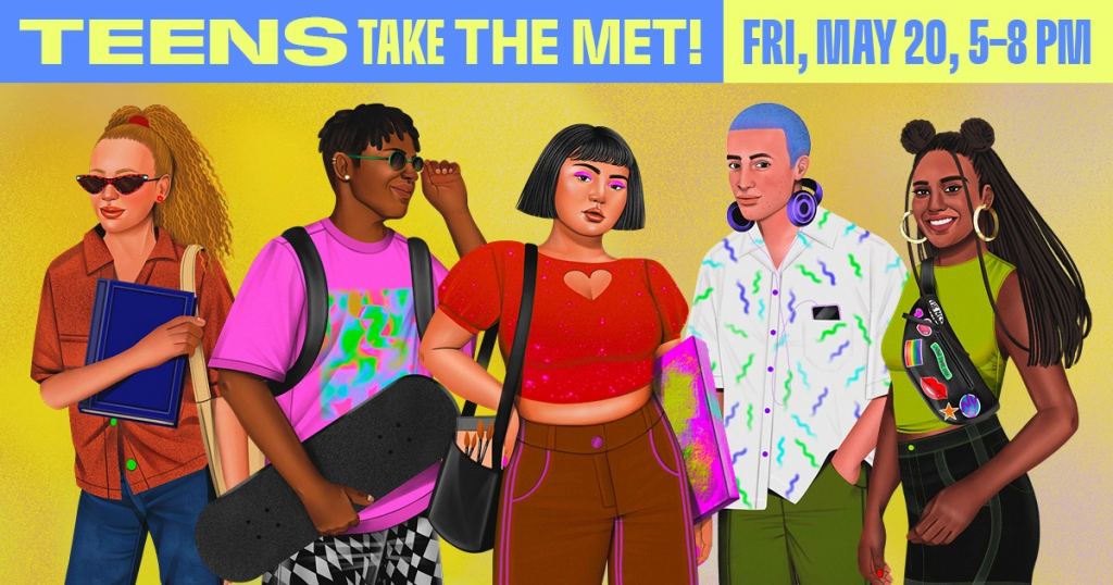 Teens take over the Met Museum with free art-making, silent dance ...