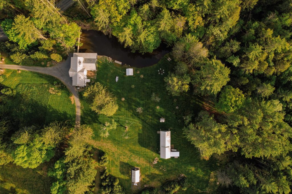 This $2.87M upstate 'floating farmhouse' is an 1800s home with walls of ...