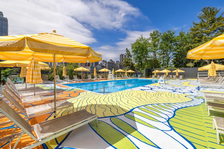 Manhattan Park's annual Pop-Up Pool Party gets a new mural, inspired by ...