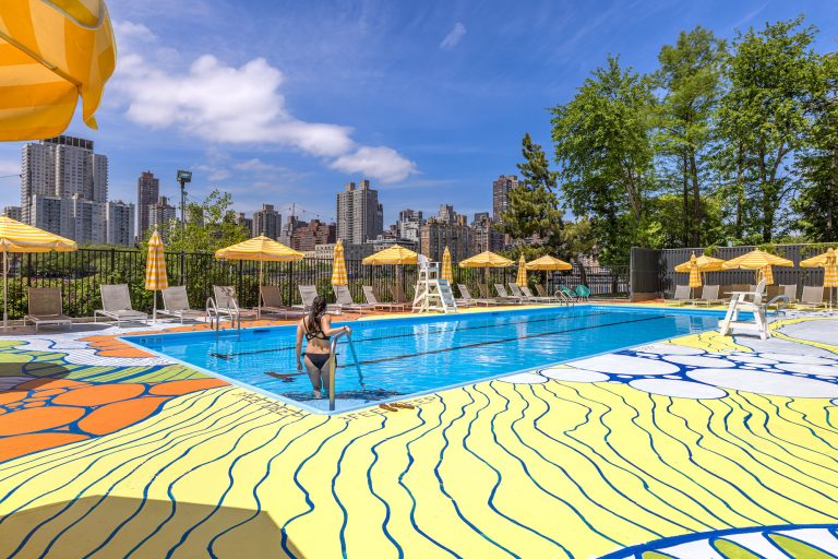 Manhattan Park's annual Pop-Up Pool Party gets a new mural, inspired by ...