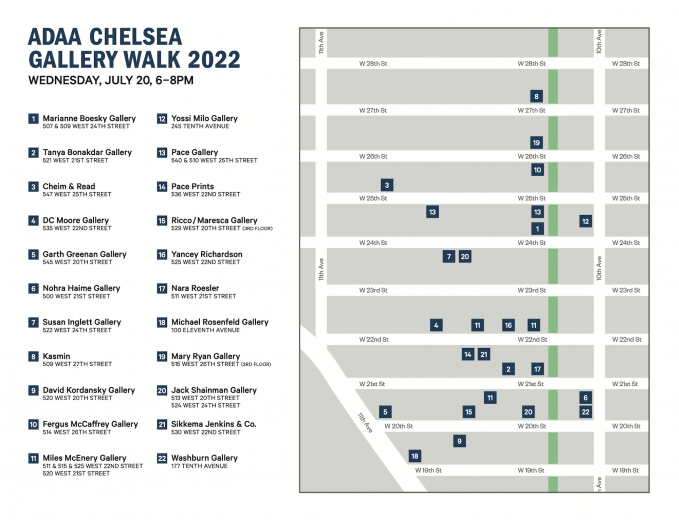 20+ NYC art galleries will open to the public for free as part of ...