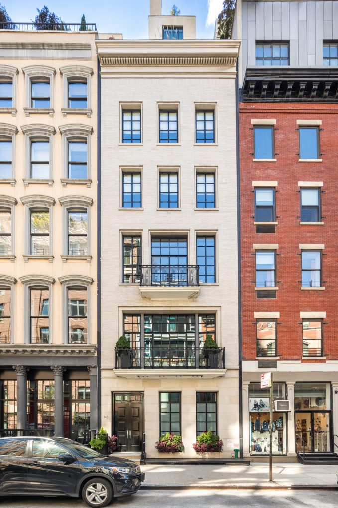 $40M brick-and-limestone townhouse in Tribeca has six floors topped by ...
